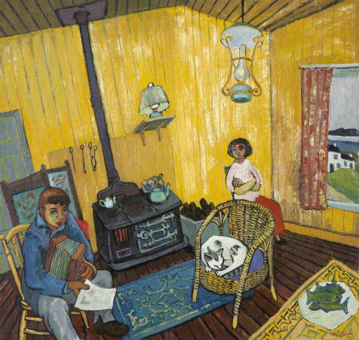Gatos de Connemara y el pintor Gerard Dillon – Gatos y Respeto