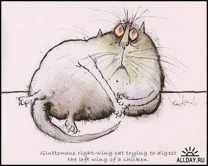 Los gatos del viñetista satírico Ronald Searle – Gatos y Respeto